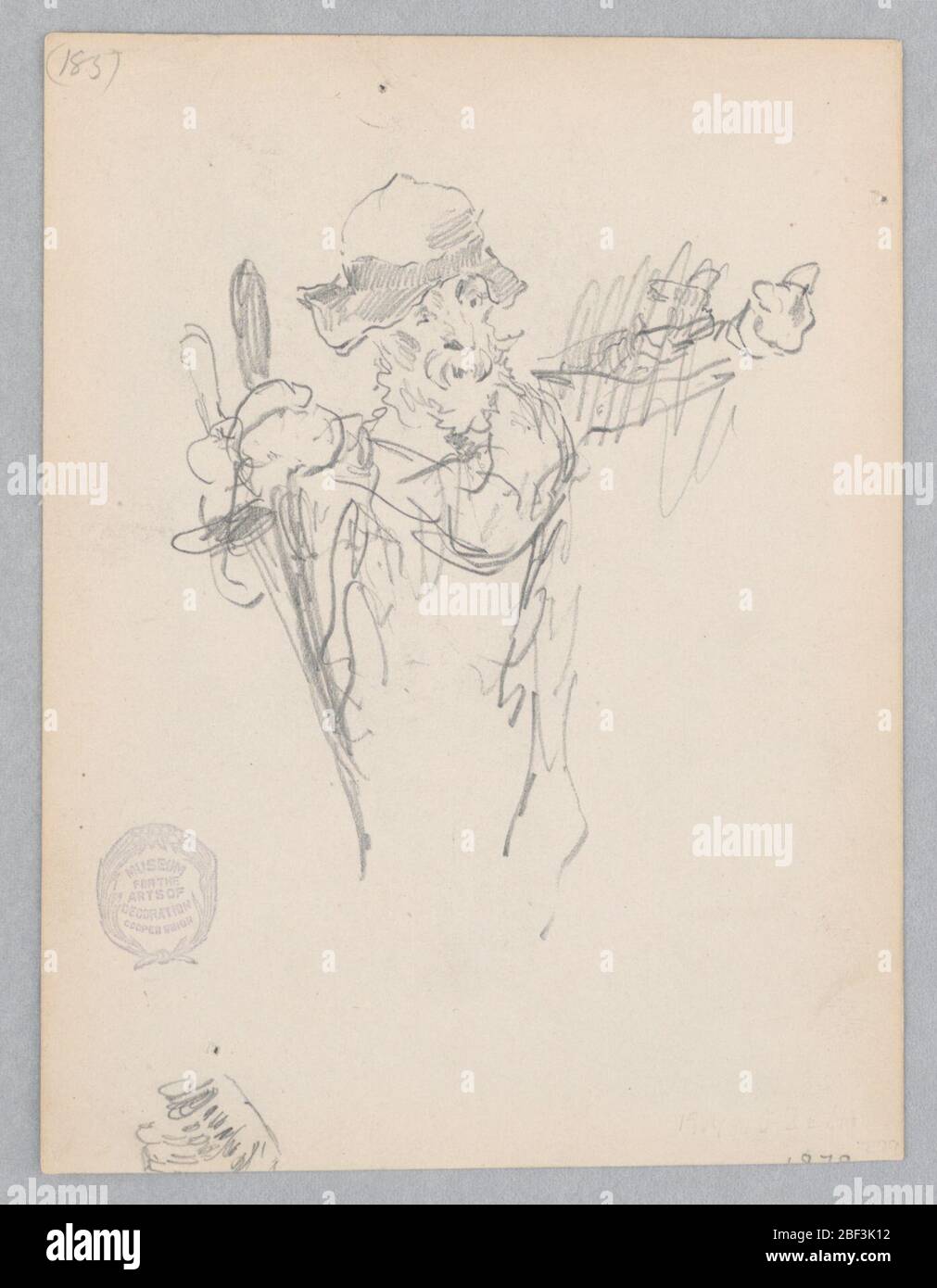 Actor. Sketch of a male figure with arms stretched Stock Photo - Alamy