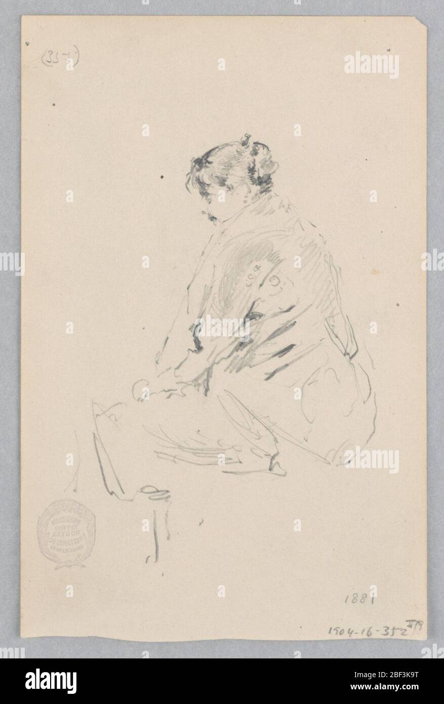 Woman. Sketch of a female figure Stock Photo - Alamy