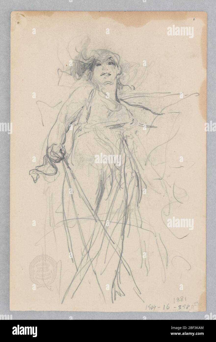 Gown sketch hi-res stock photography and images - Alamy