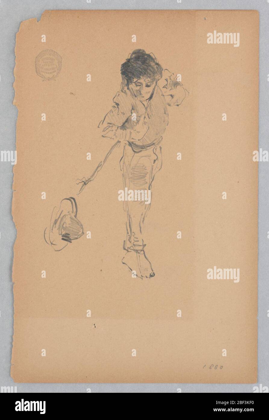Male figure sketch hi-res stock photography and images - Alamy
