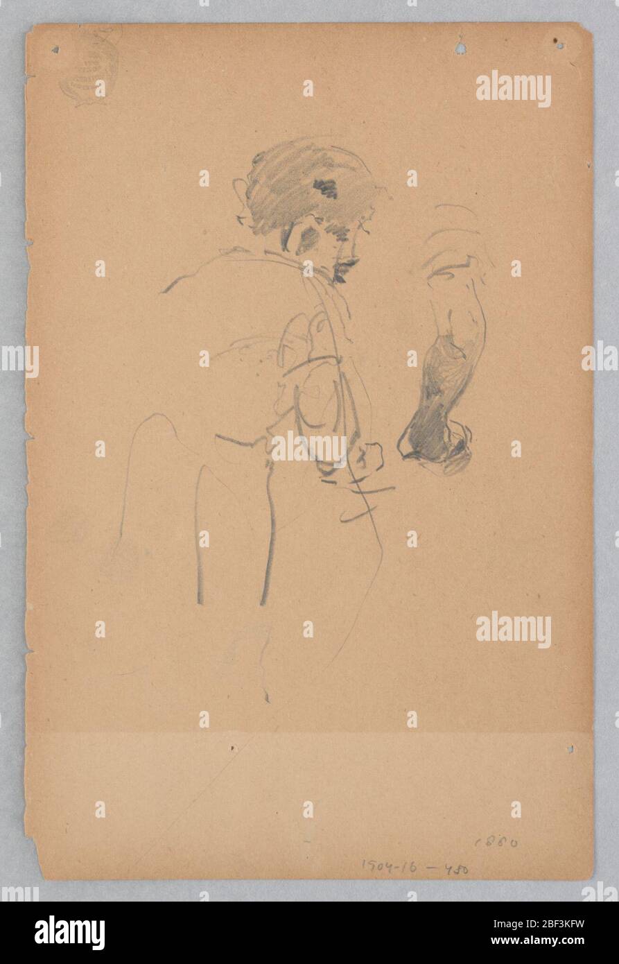 Man. Sketch of a male figure Stock Photo - Alamy