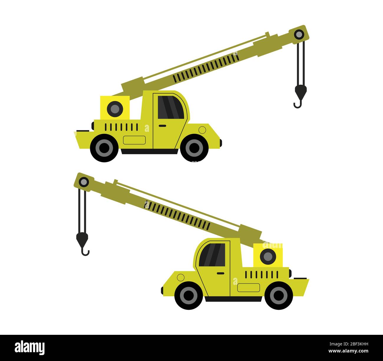 crane icon illustrated in vector on white background Stock Vector Image ...