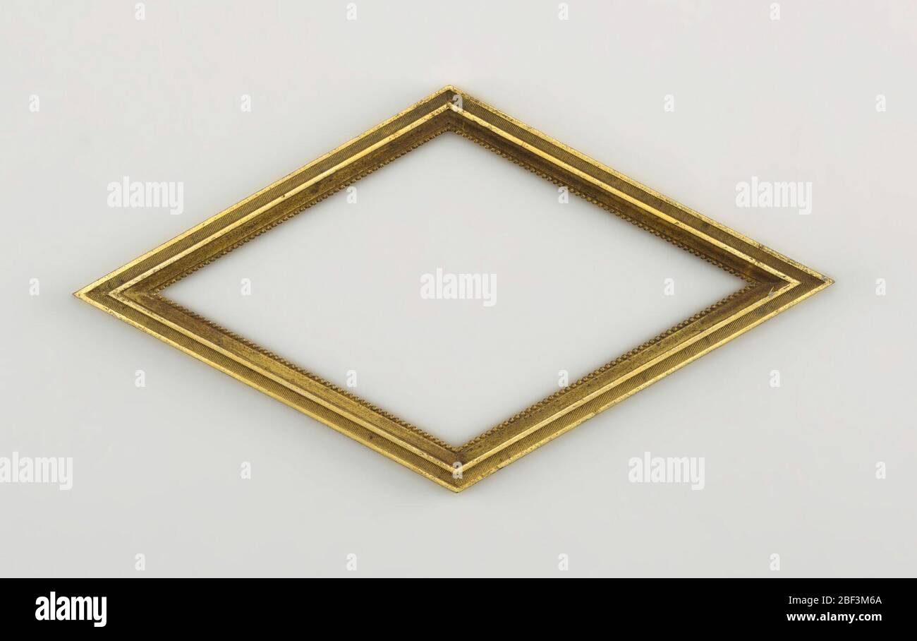 Frame. Horizontally oriented lozenge-shaped form Stock Photo - Alamy