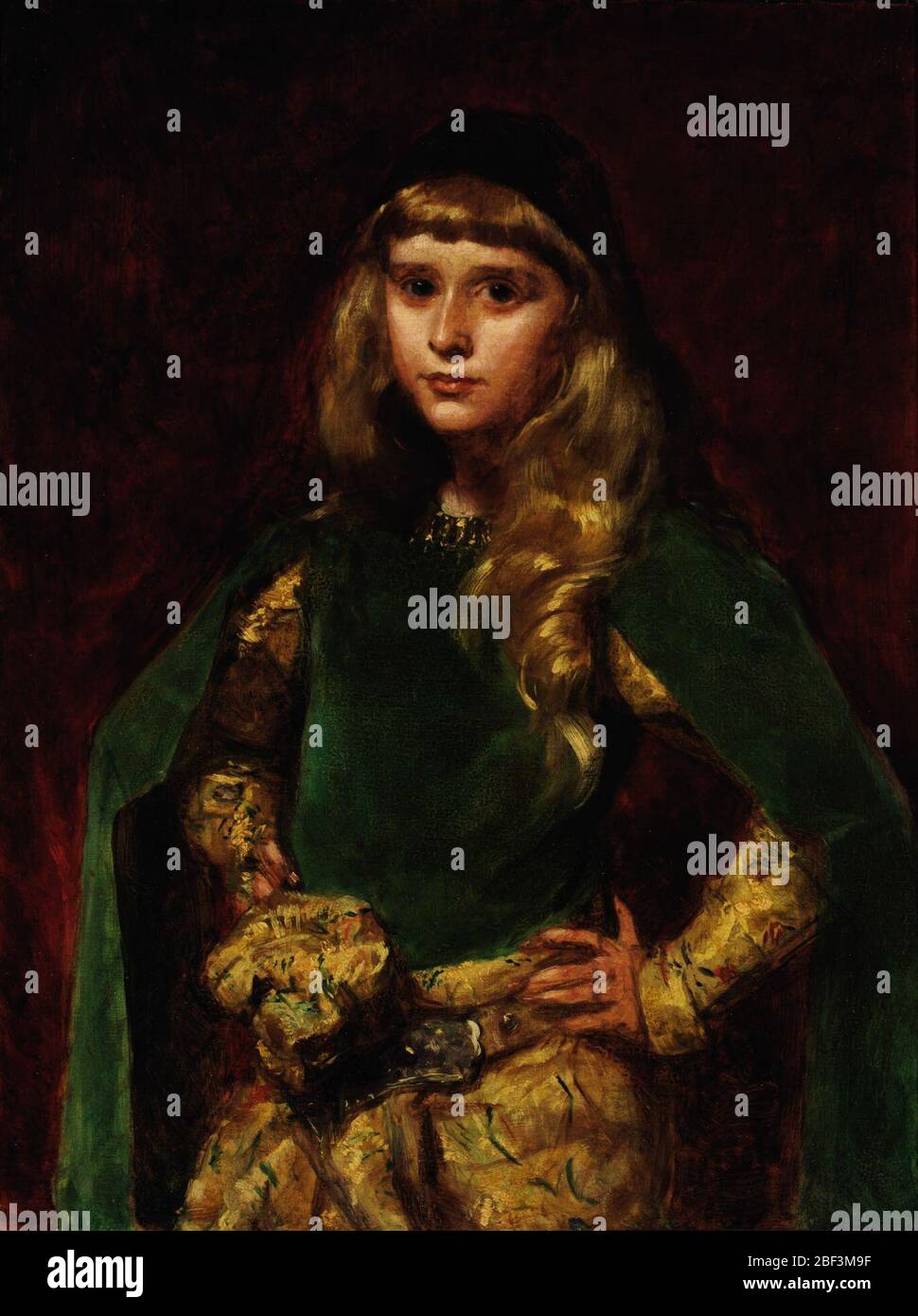 Natalie at Ten. This painting depicts Natalie Clifford Barney (1876 ...