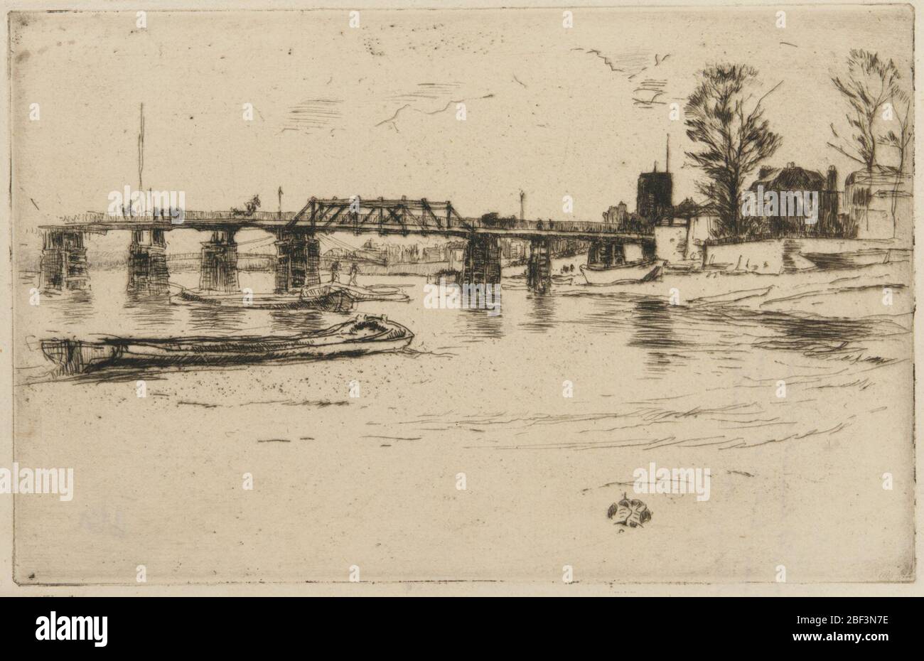 Chelsea. Francis Seymour Haden (1818 - 1910)H. Wunderlich & Co. (1874 ...