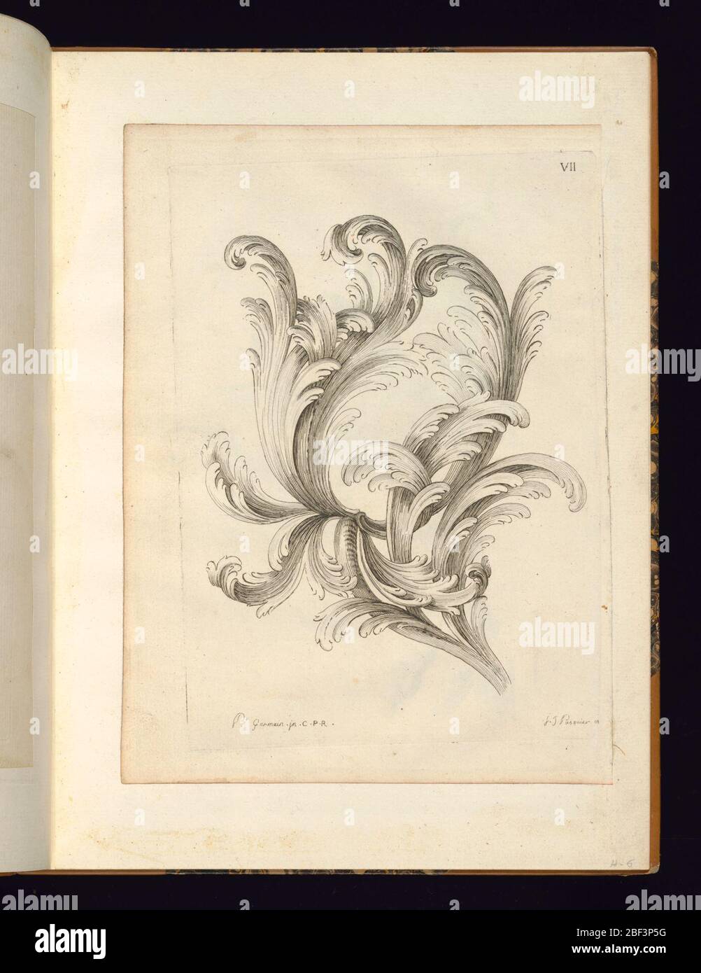 Design for Candle Holder. Rocaille design for candle holder, with seven ...