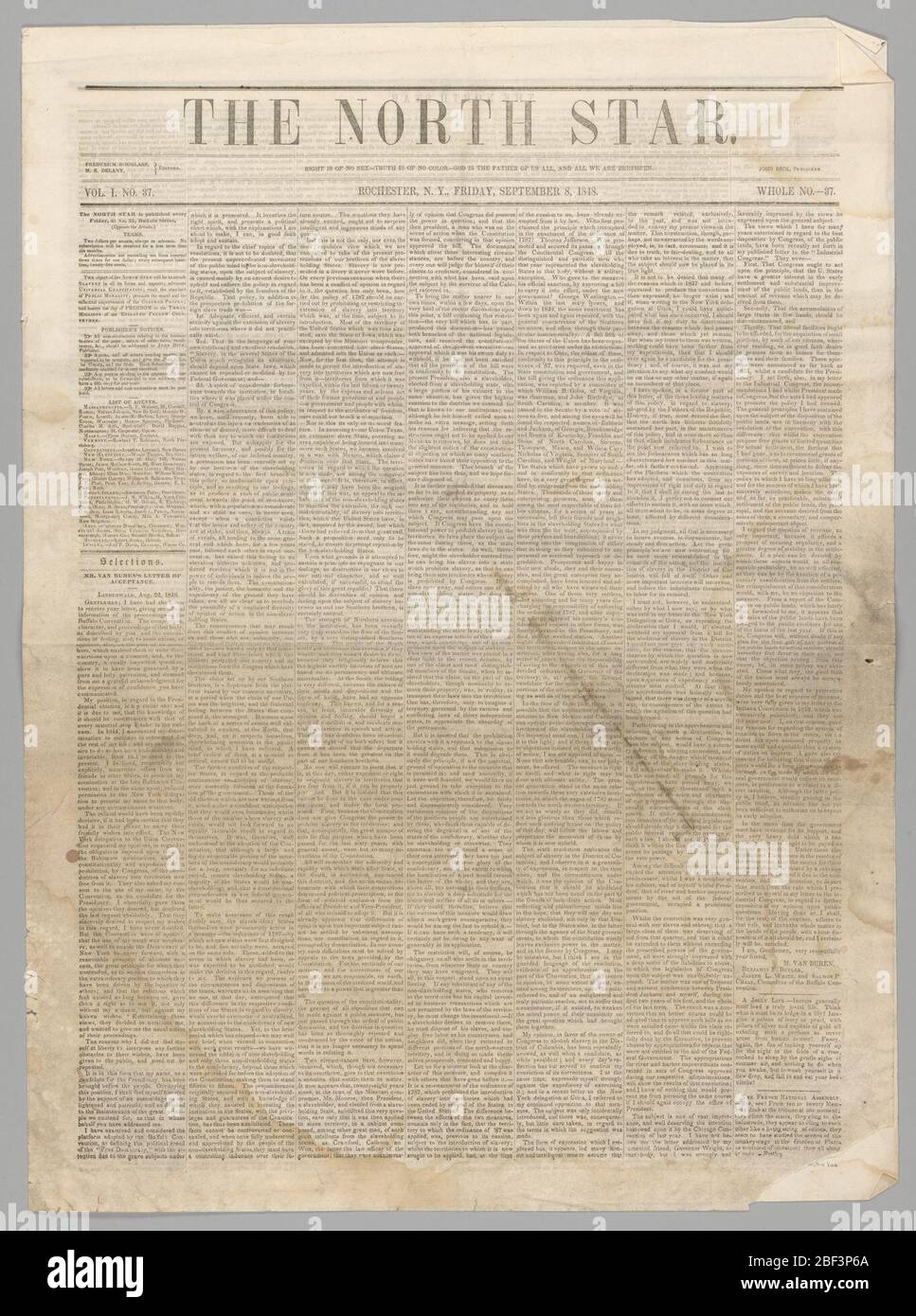 Frederick Douglass North Star