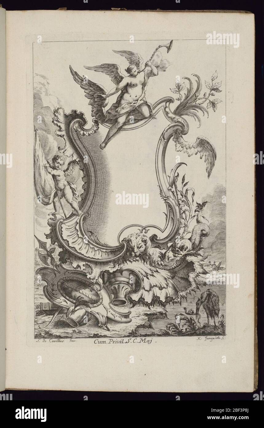 Cartouche with Triumph Livre de Cartouches divers usages Book of ...