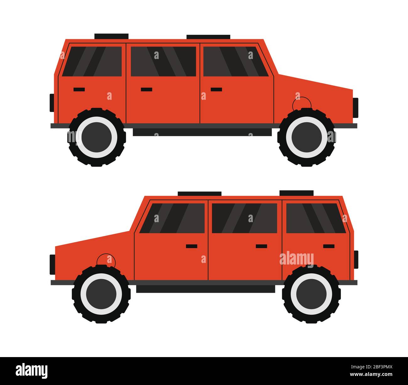 jeep icon illustrated in vector on white background Stock Vector Image ...