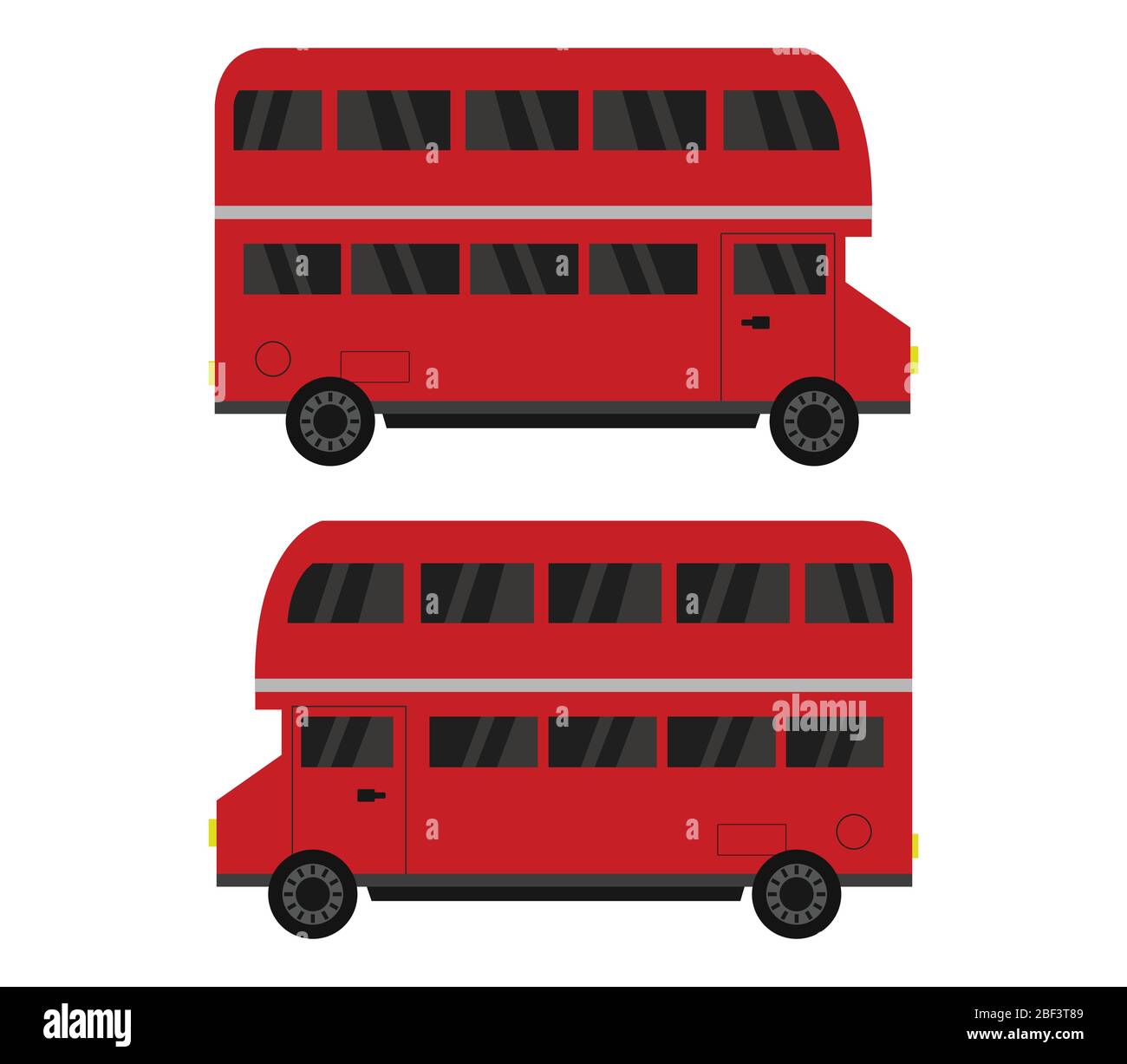 english bus icon illustrated in vector on white background Stock Vector ...