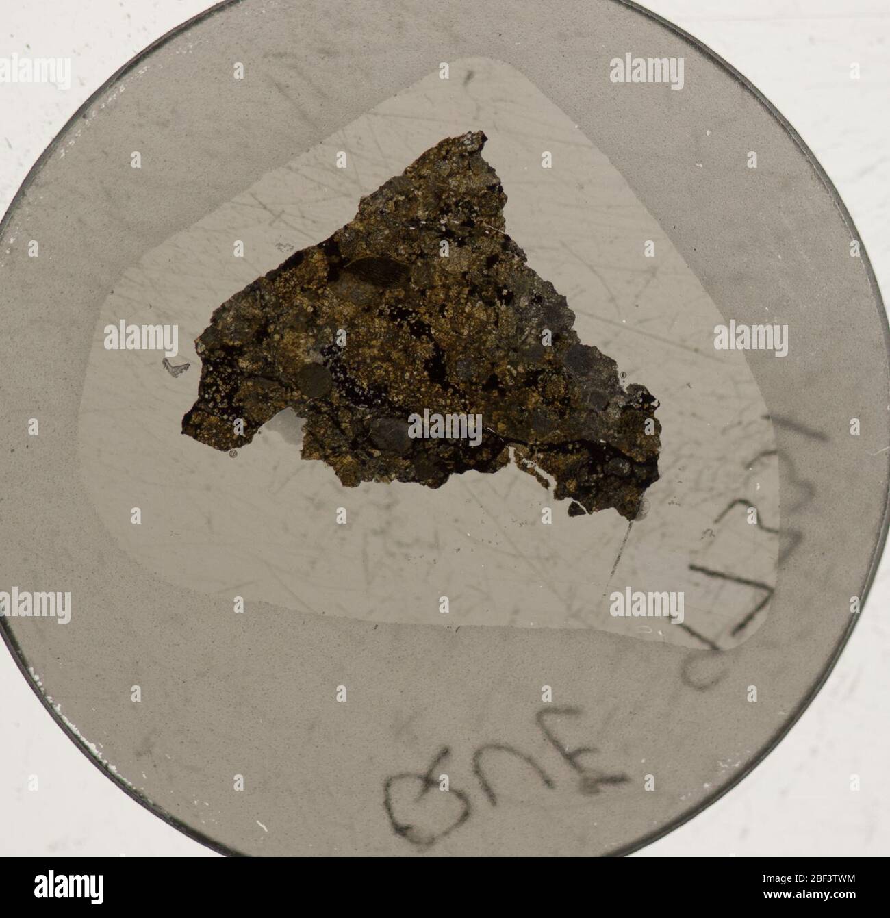 Meteorite thin section hi-res stock photography and images - Alamy