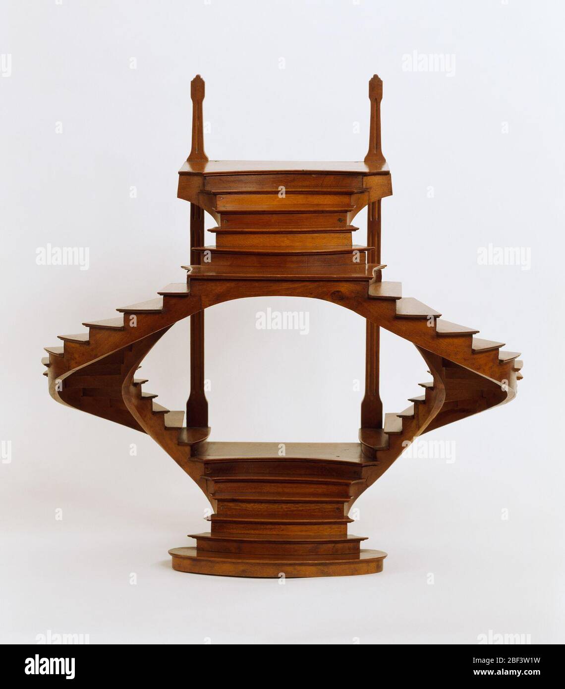 Double staircase model joining hi-res stock photography and images - Alamy