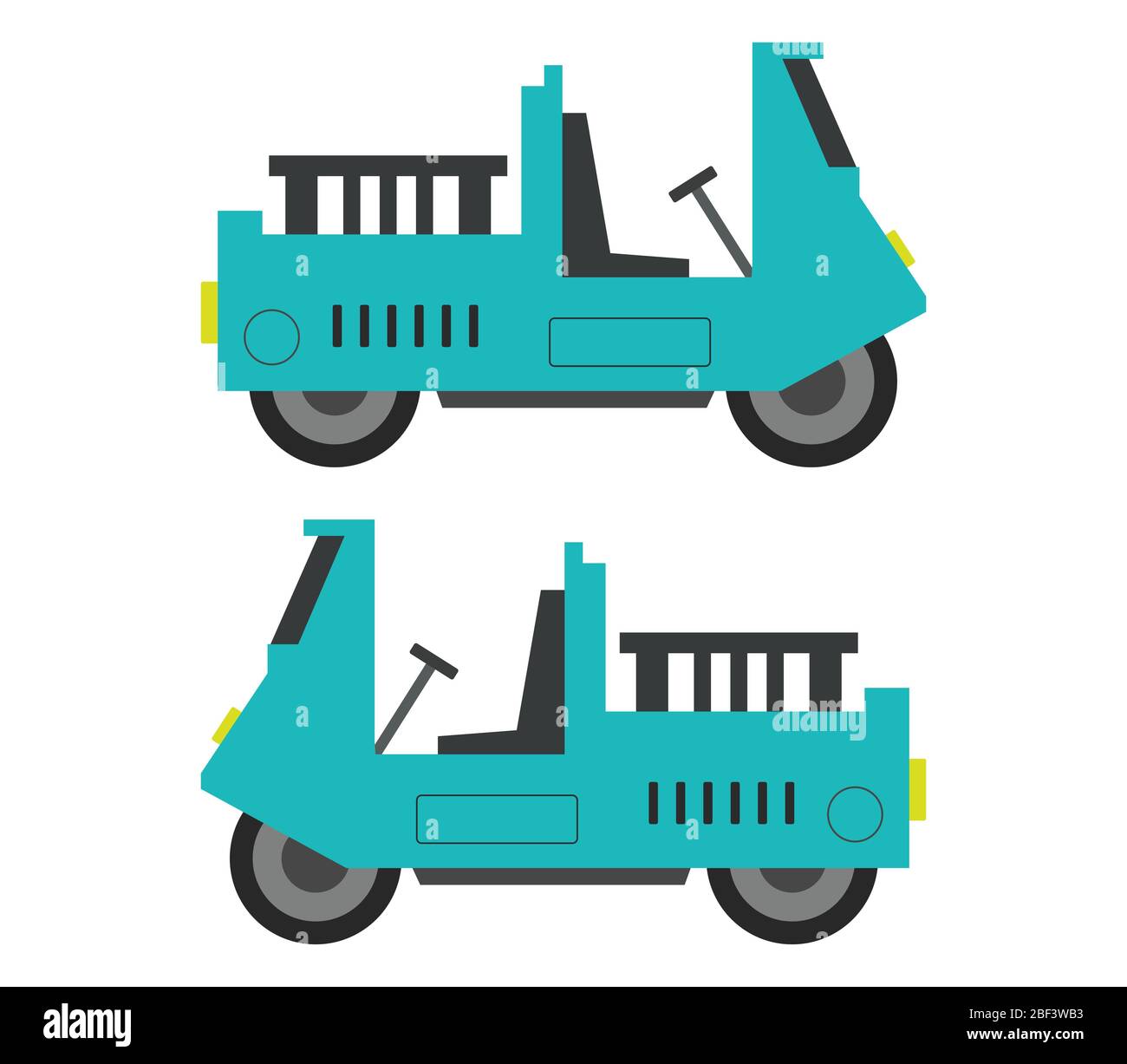 mini truck icon illustrated in vector on white background Stock Vector ...