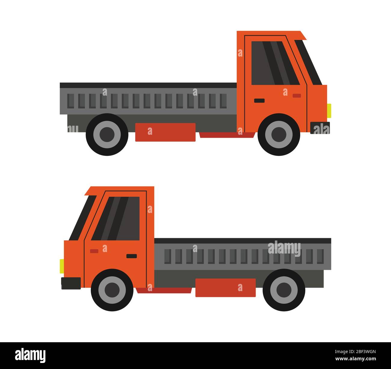 mini truck icon illustrated in vector on white background Stock Vector ...