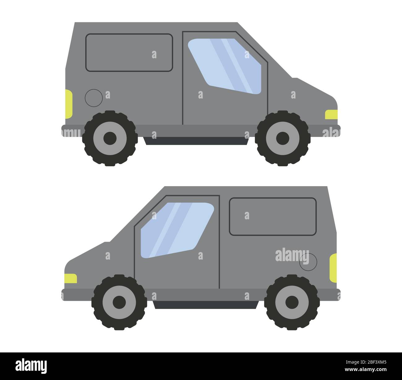 van icon illustrated in vector on white background Stock Vector Image ...
