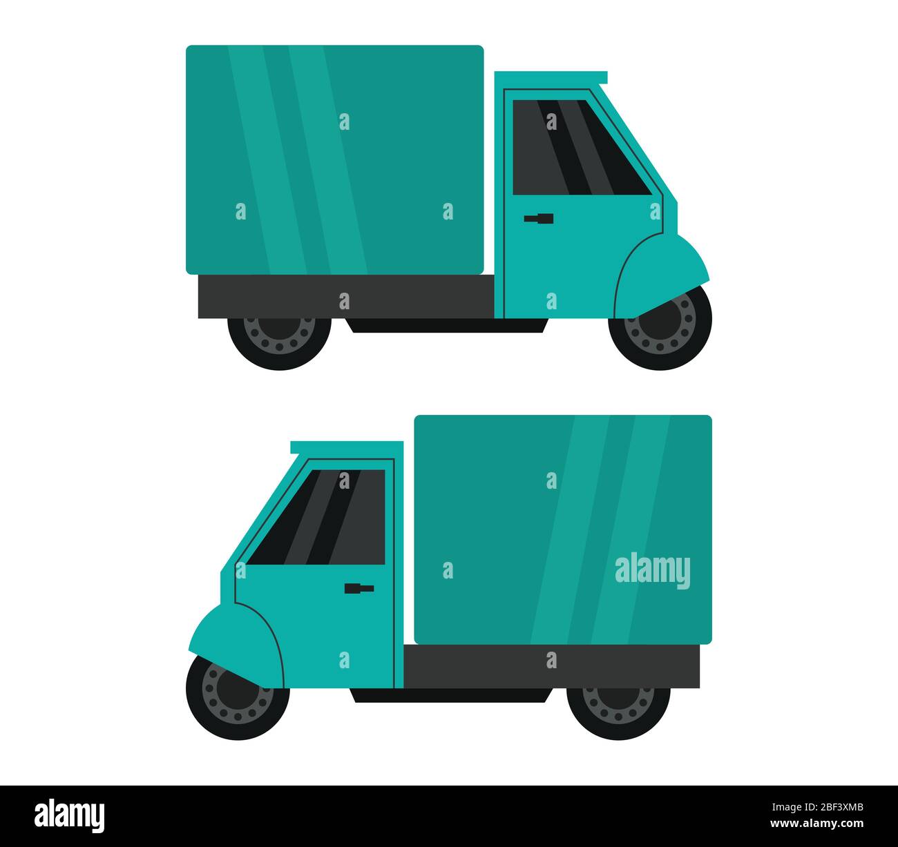 ape car icon illustrated in vector on white background Stock Vector ...