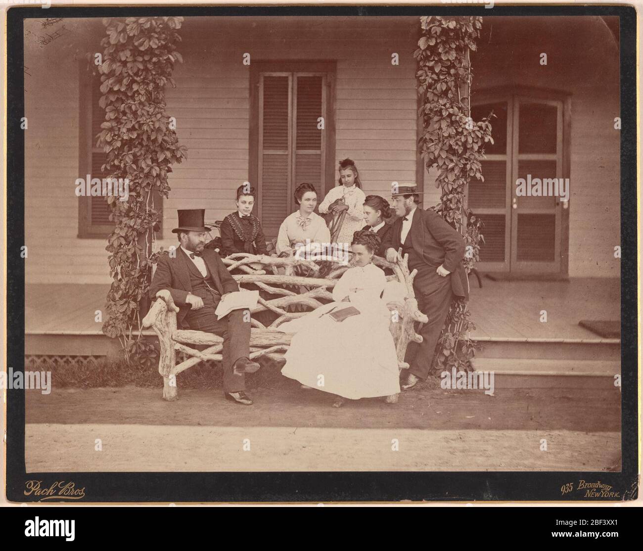 Ulysses S Grant and Family Stock Photo - Alamy