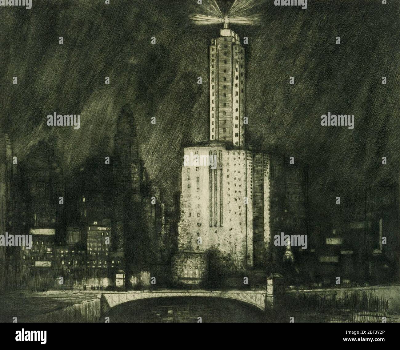 Chicago the Wacker Drive Stock Photo - Alamy