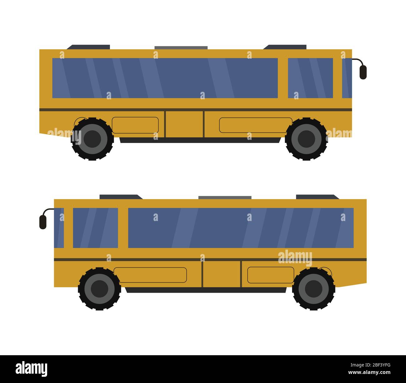 city bus icon illustrated in vector on white background Stock Vector ...