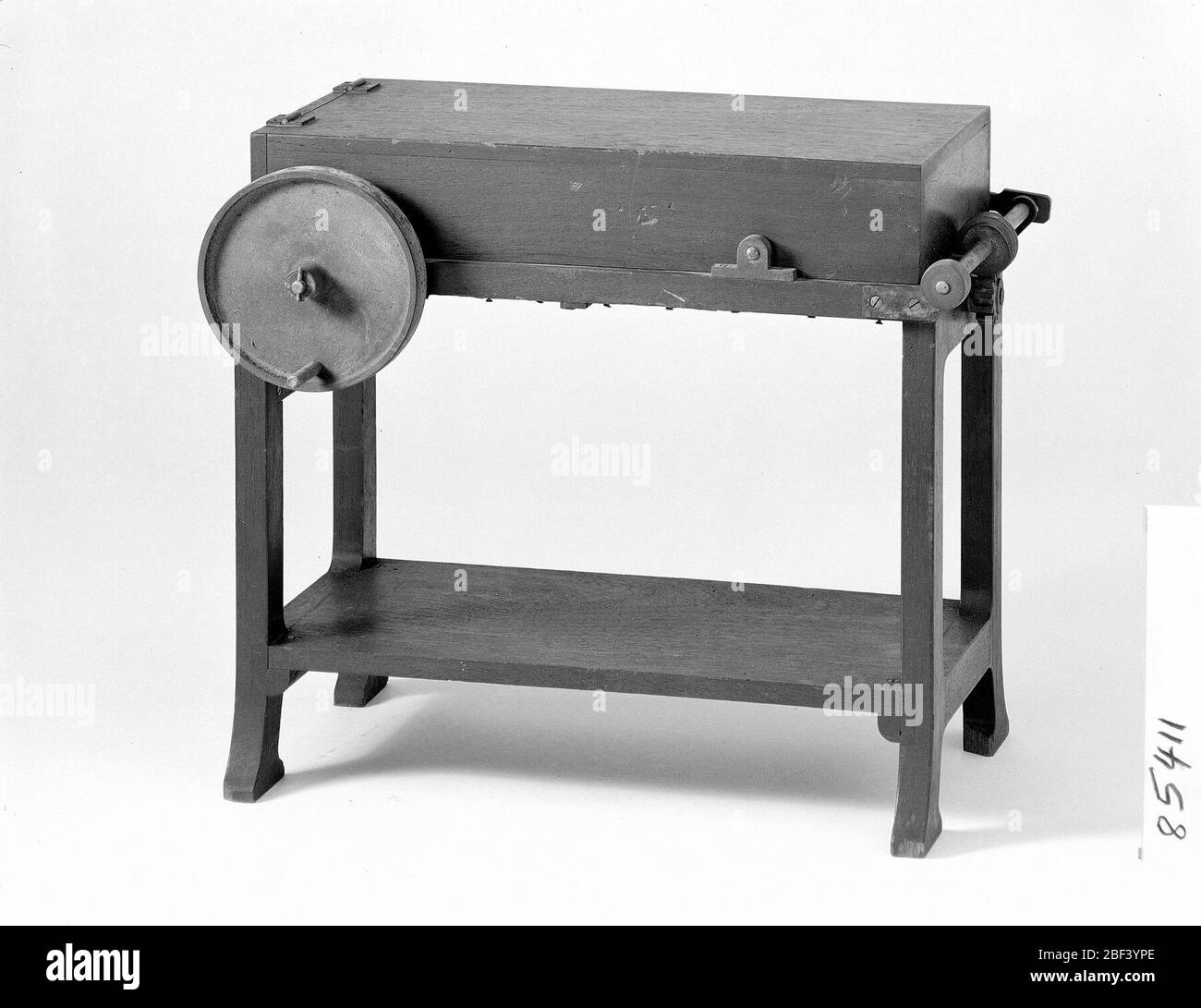 Patent Model of a Machine for Coating Electrotype Molds with Plumbago ...