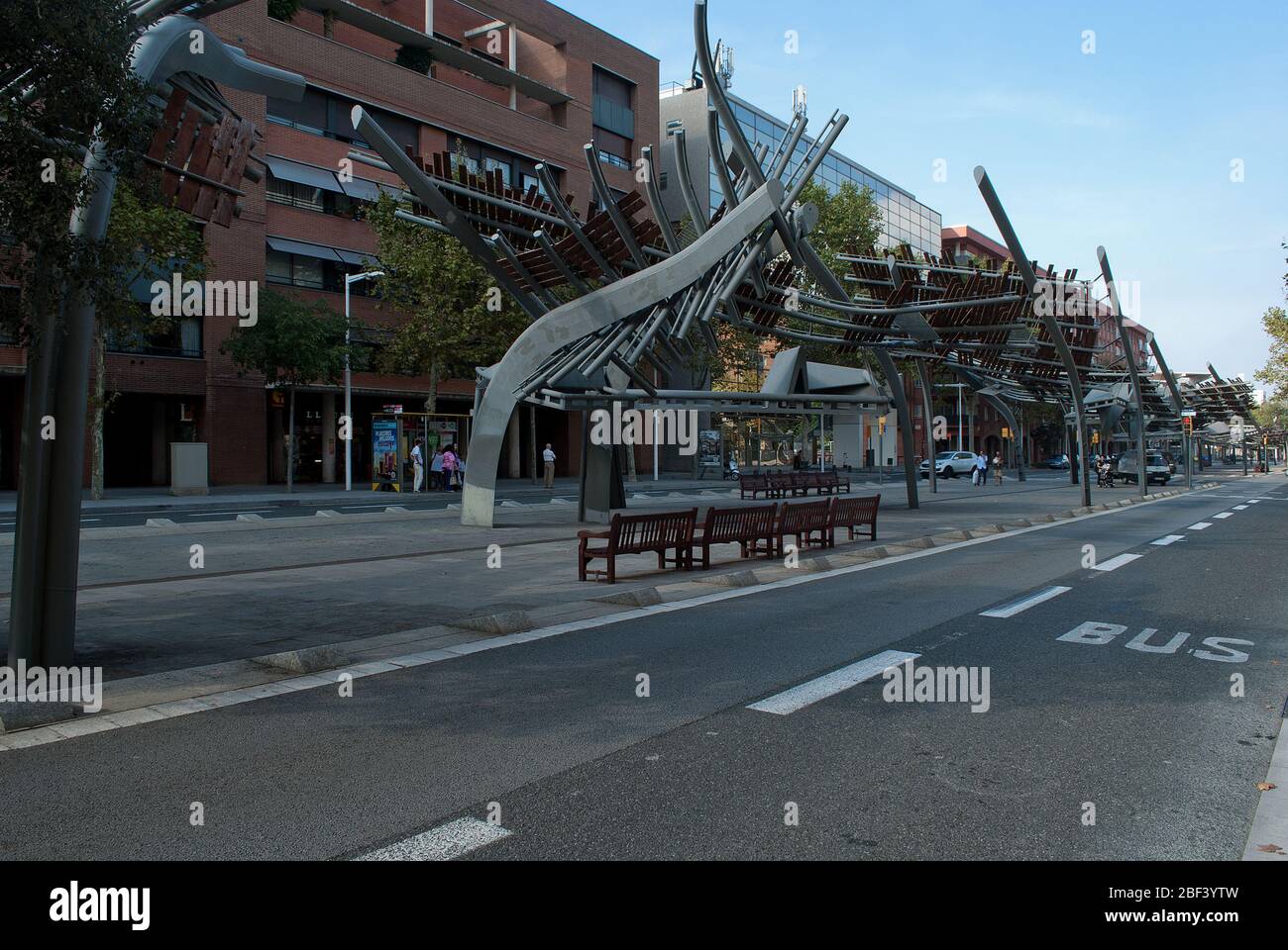 1990s Deconstructivist Deconstructivism Architecture Steel Structure Pergoles de l'Avinguda ...