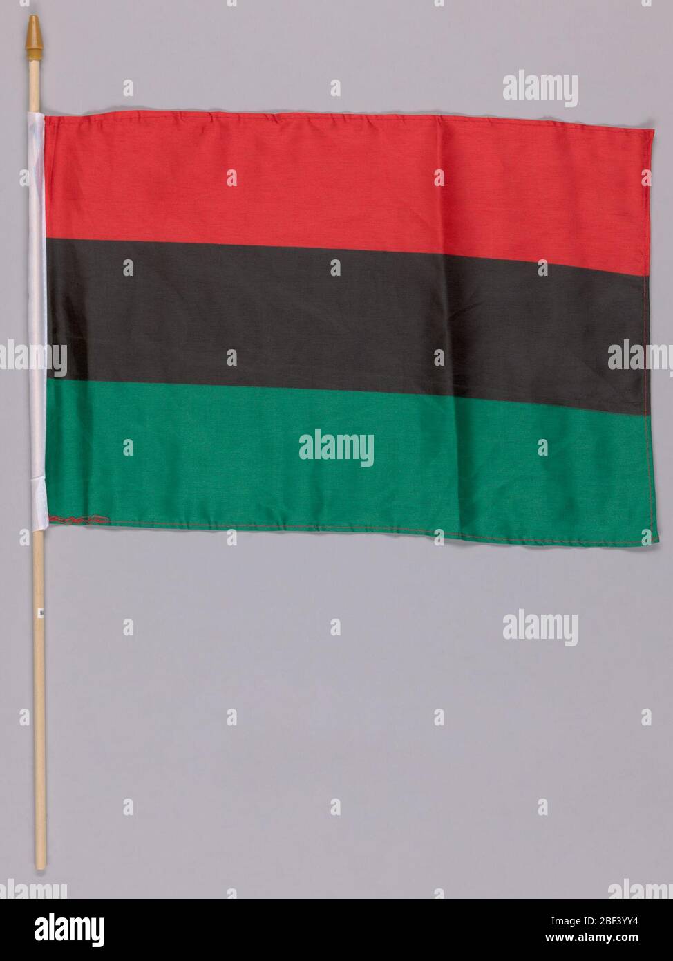 Pan African flags used at the Million Man March 20th Anniversary. Two ...