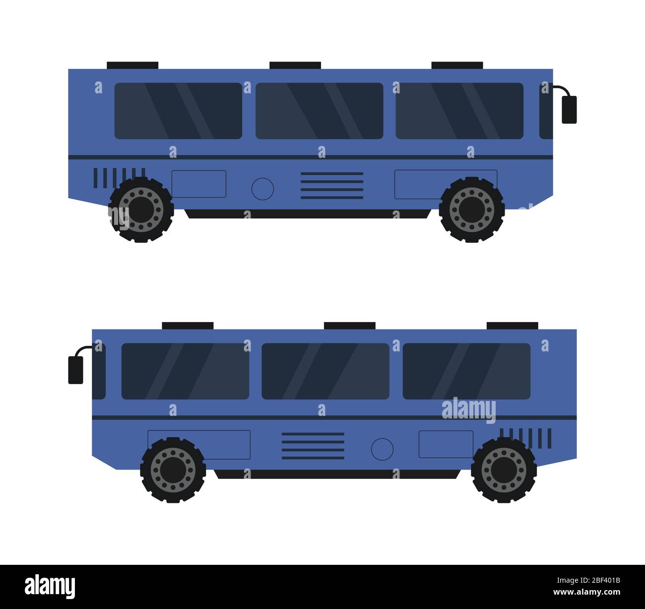city bus icon illustrated in vector on white background Stock Vector ...