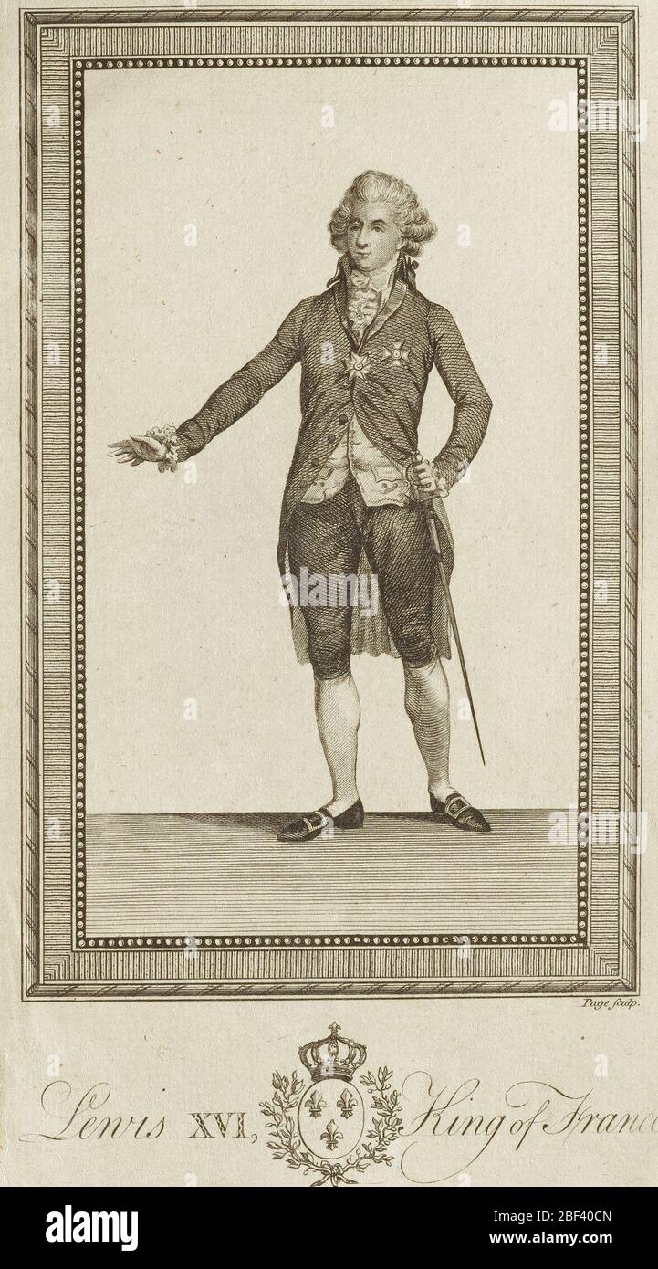 Was the symbol of king louis xvi of france hi-res stock photography and ...