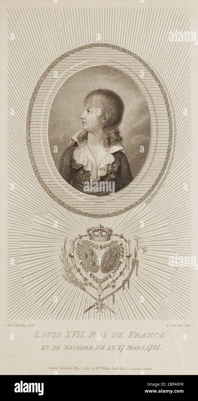 Louis XVII Roi de France Stock Photo - Alamy