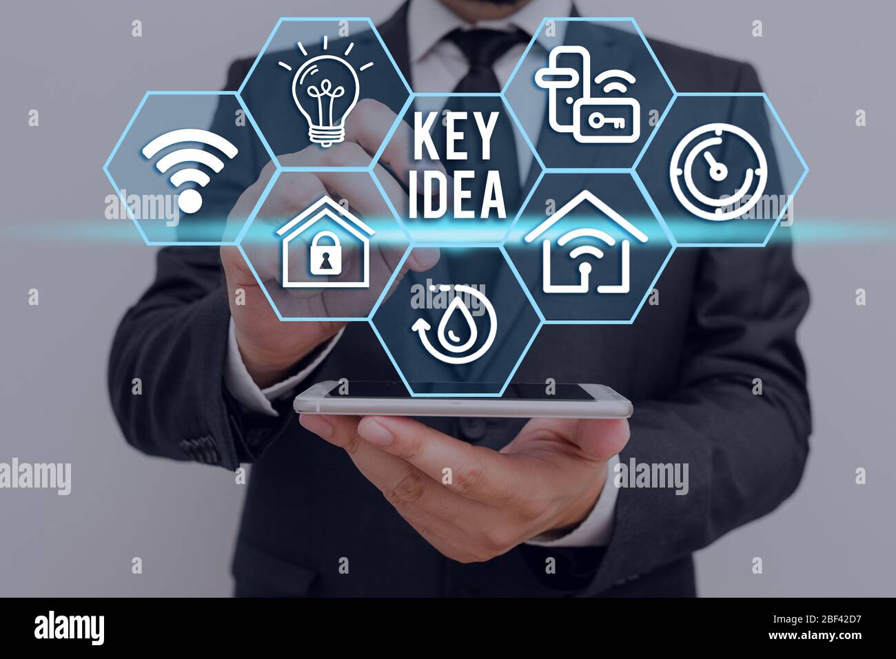 Conceptual hand writing showing Key Idea. Concept meaning Exceptional ...