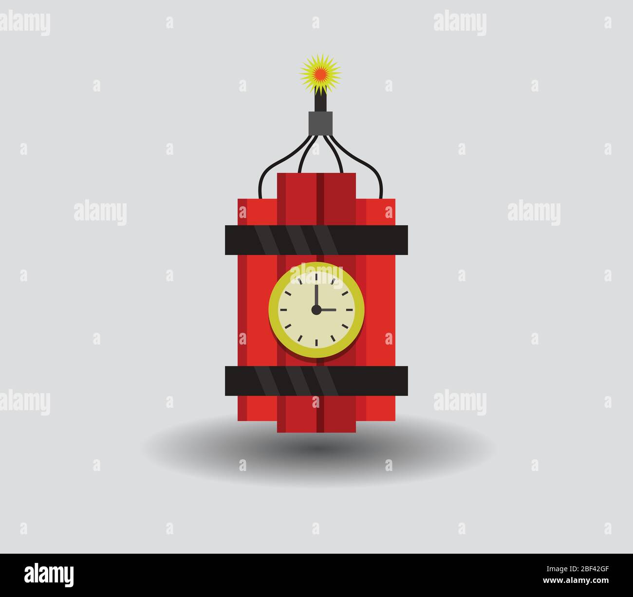 bomb icon illustrated in vector on white background Stock Vector Image ...
