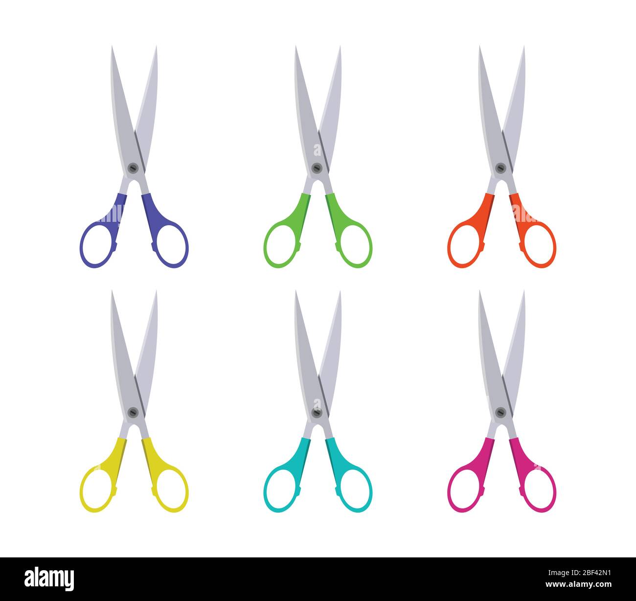 scissor icon illustrated in vector on white background Stock Vector ...