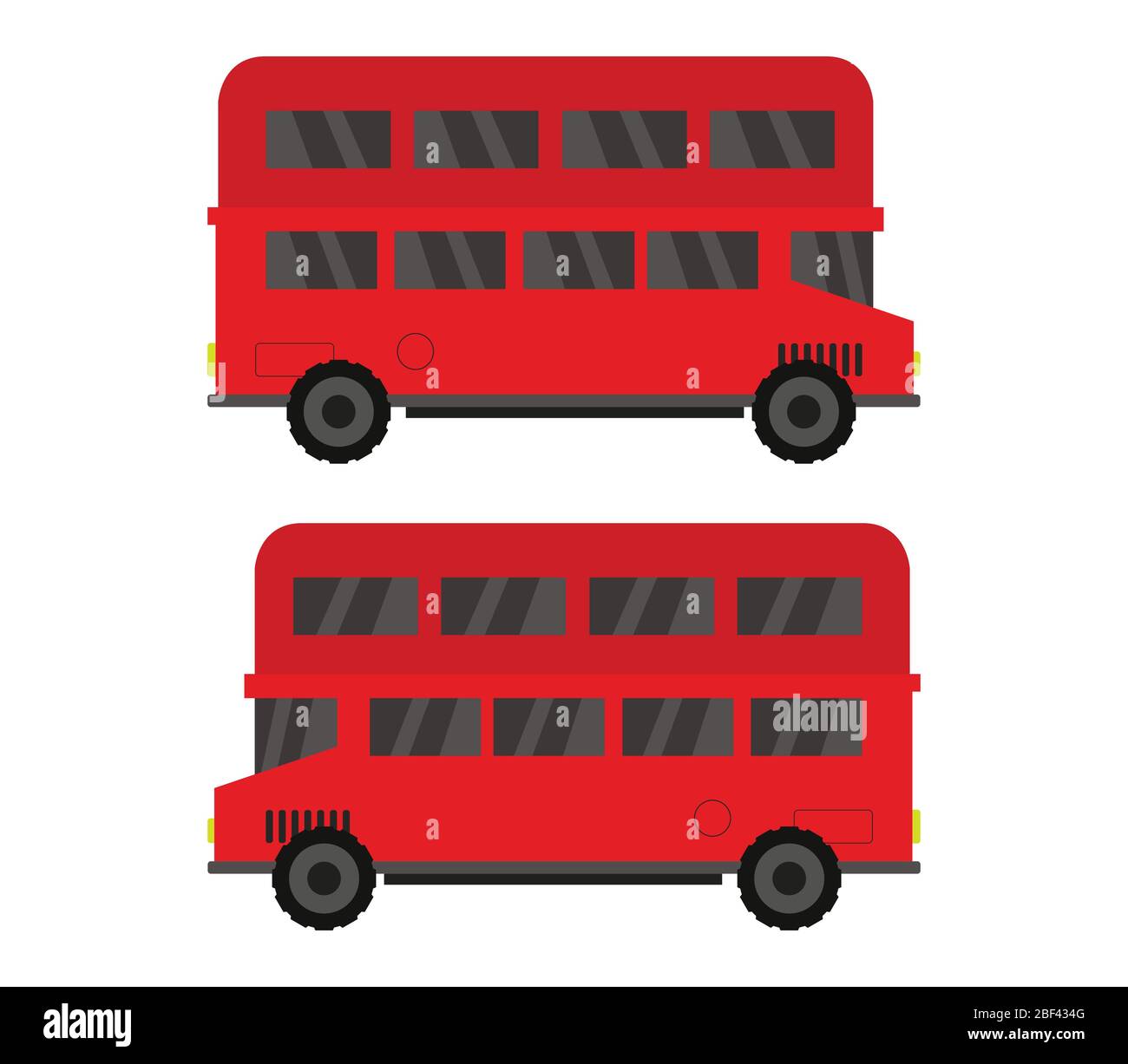 english bus icon illustrated in vector on white background Stock Vector ...