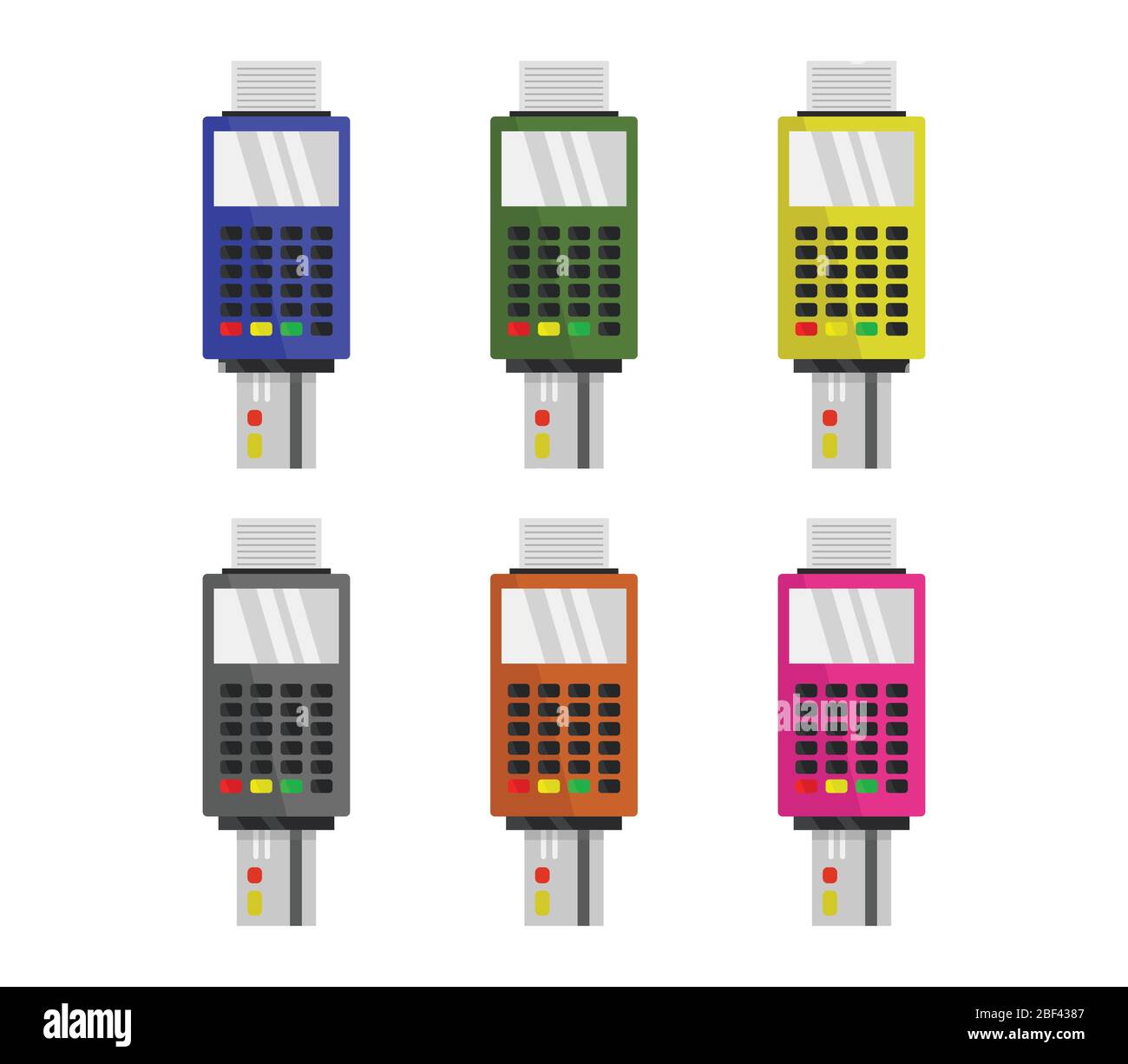 pos icon illustrated in vector on white background Stock Vector Image ...