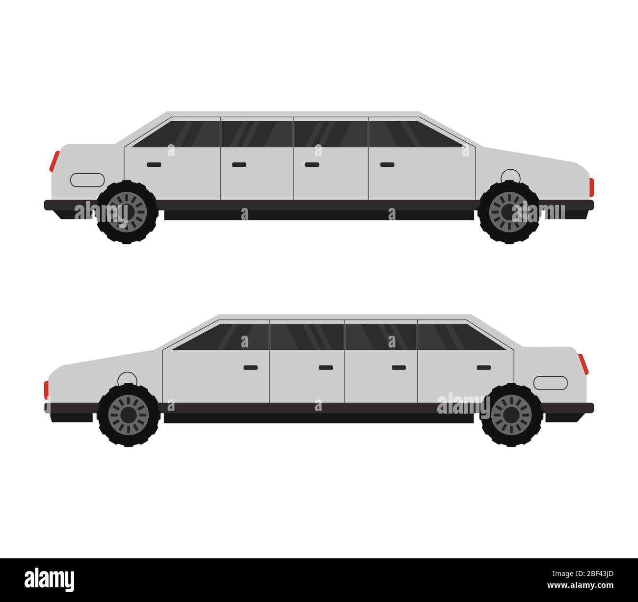 limousine icon illustrated in vector on white background Stock Vector ...