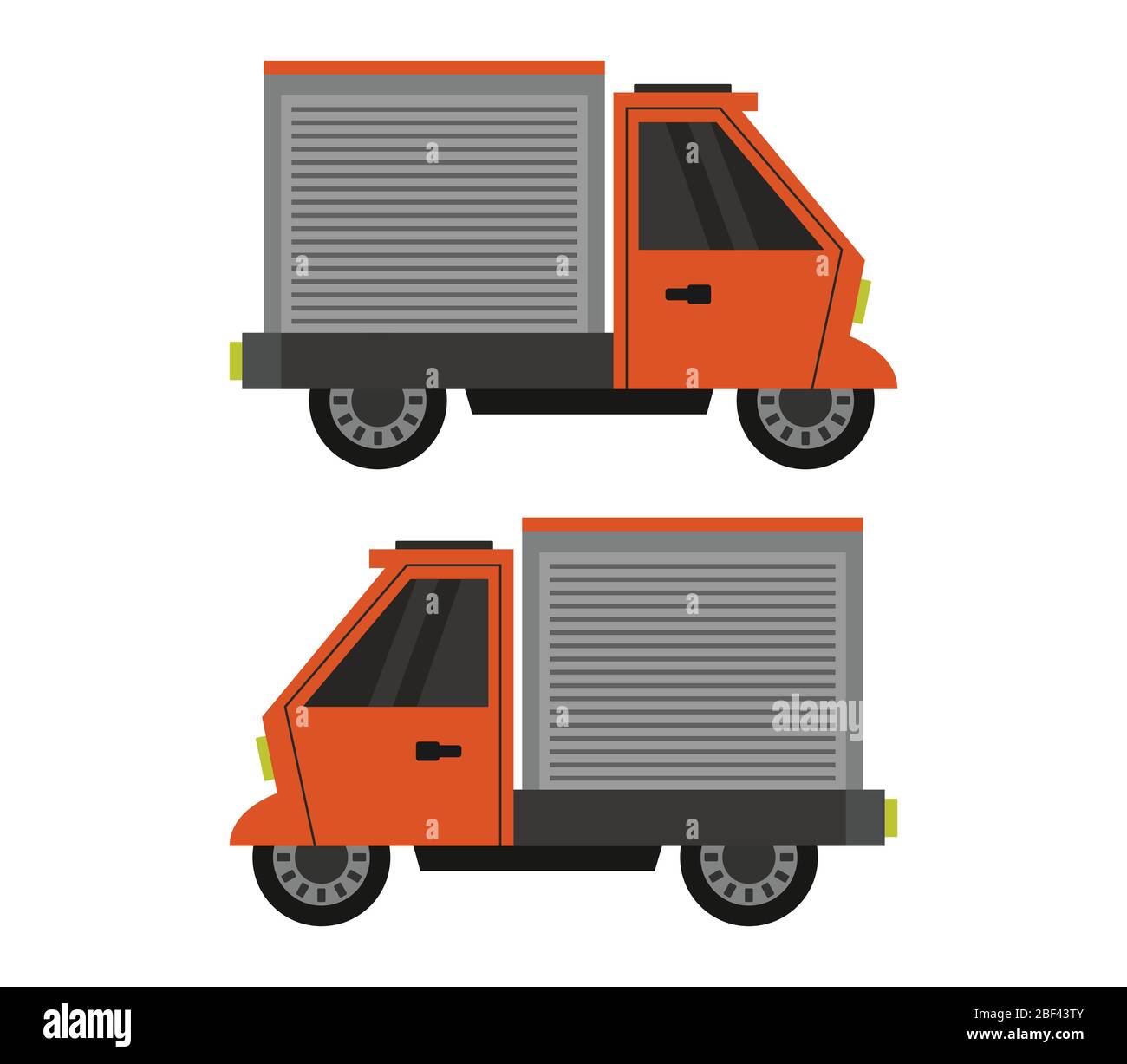 ape car icon illustrated in vector on white background Stock Vector ...