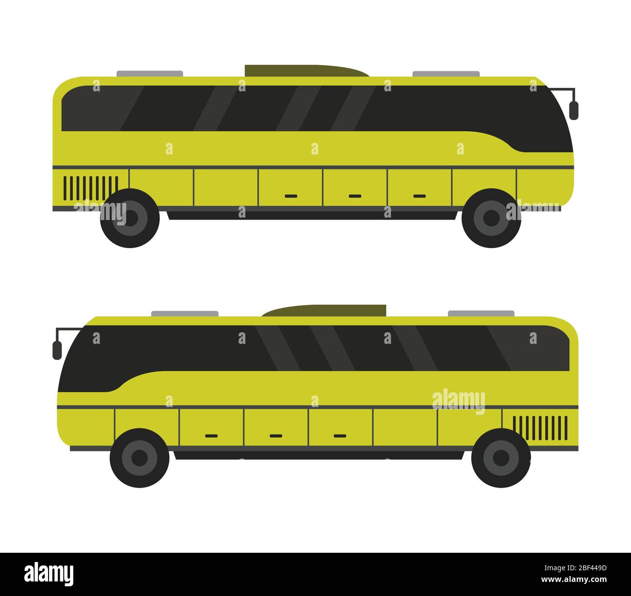 city bus icon illustrated in vector on white background Stock Vector ...