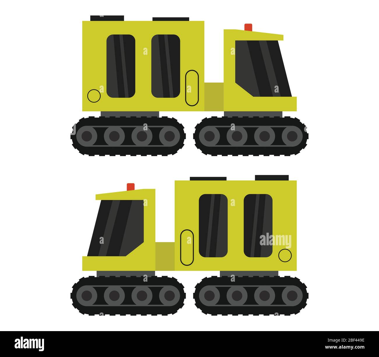 snowcat icon illustrated in vector on white background Stock Vector ...