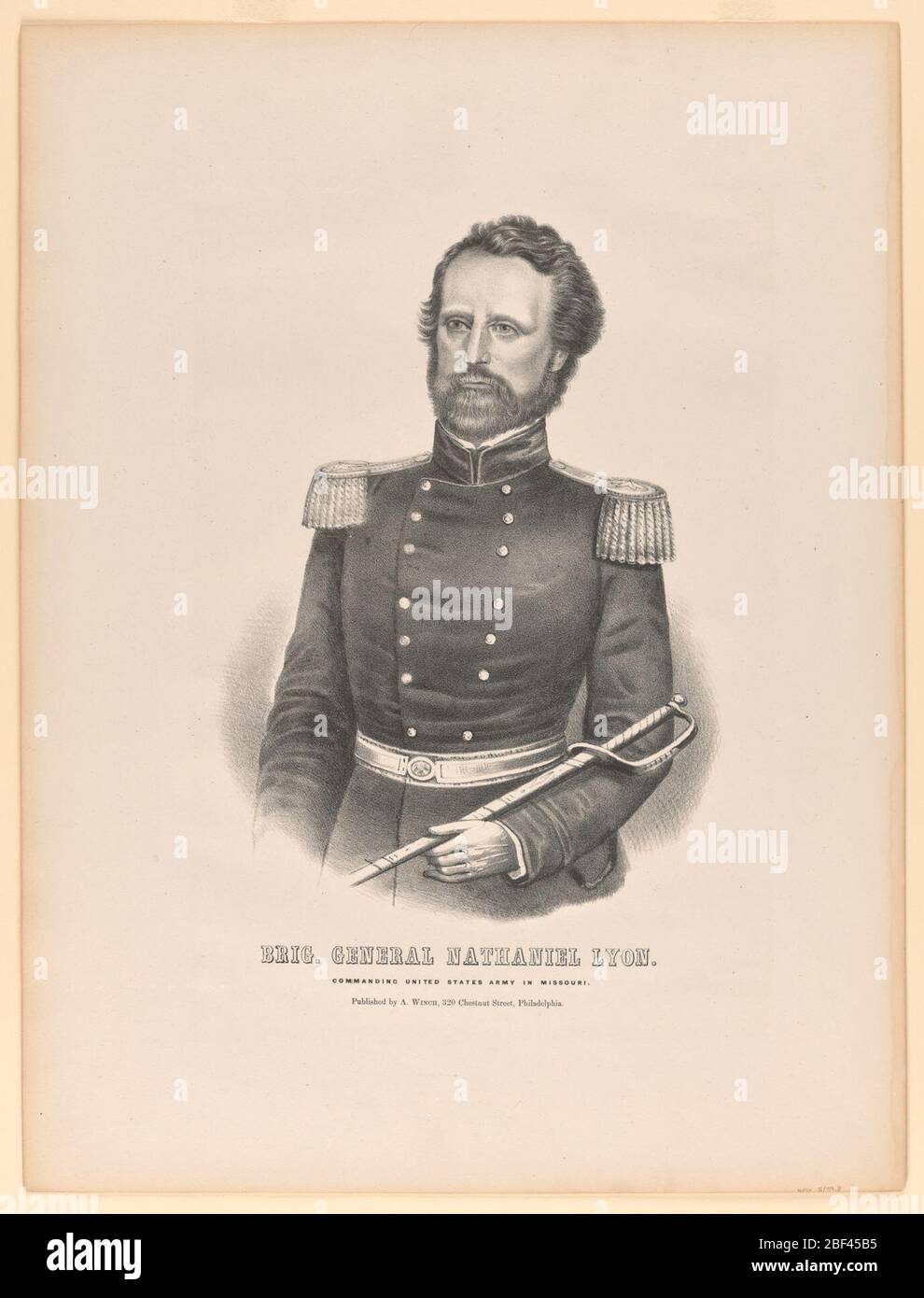 General Nathaniel Lyon Stock Photo - Alamy