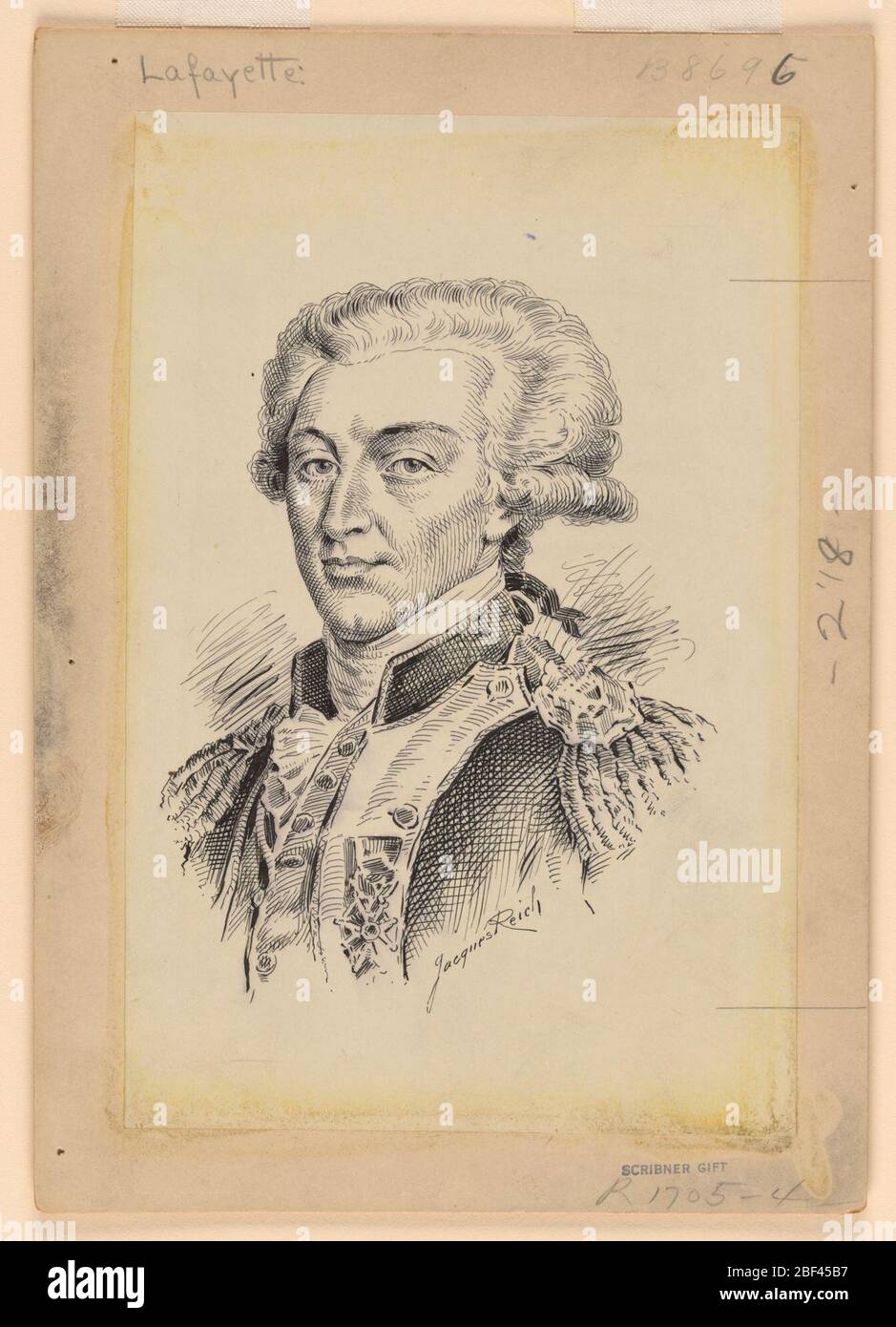 Marquis De Lafayette Stock Photo - Alamy