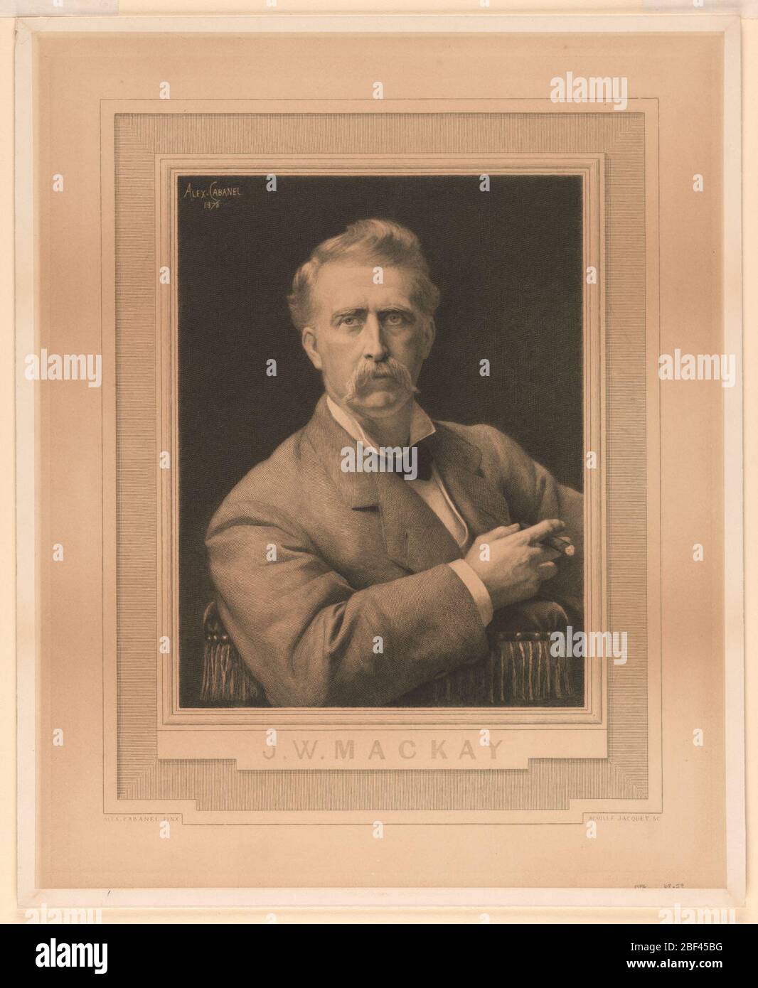 John William MacKay Stock Photo - Alamy