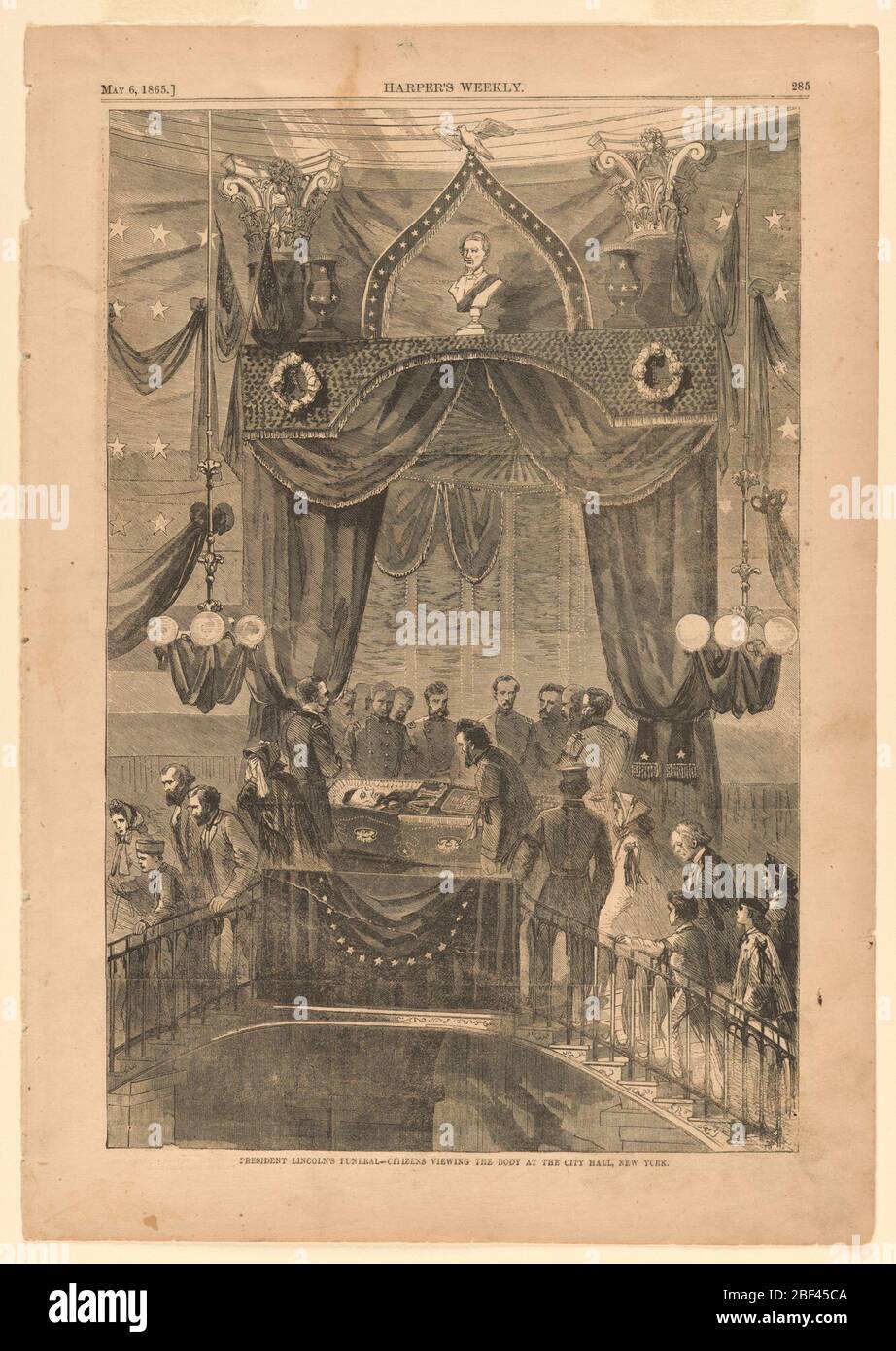 President lincolns funeral procession hi-res stock photography and ...