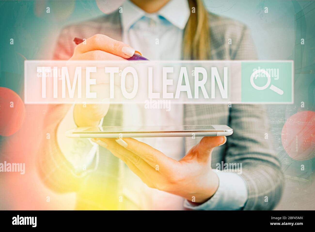 Text sign showing Time To Learn. Business photo text the need to get ...