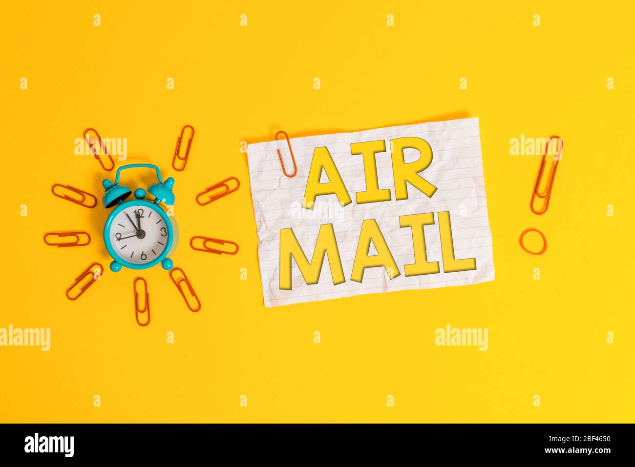 Word writing text Air Mail. Business photo showcasing the bags of ...