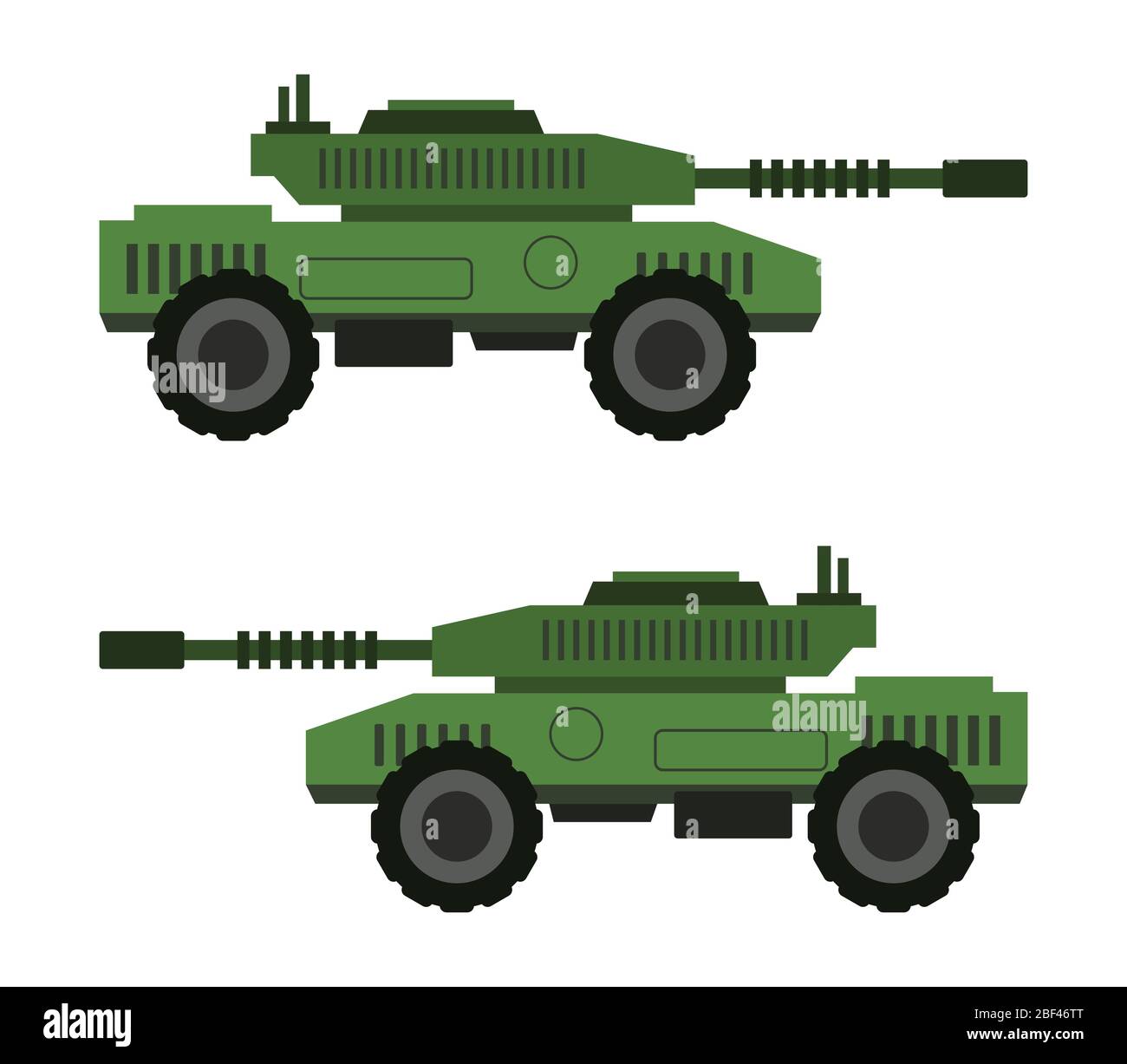 main battle tank icon illustrated in vector on white background Stock ...