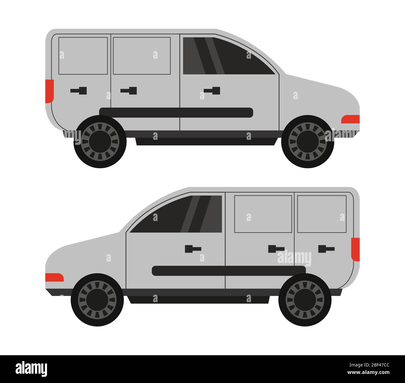 van icon illustrated in vector on white background Stock Vector Image ...