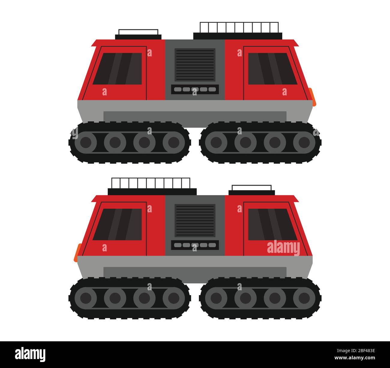 snowcat icon illustrated in vector on white background Stock Vector ...