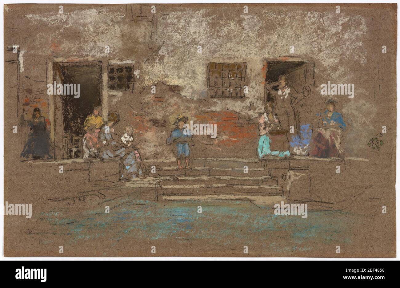 The Steps. Mrs. Louisine Havemeyer (1855 - 1929) Charles Lang Freer ...