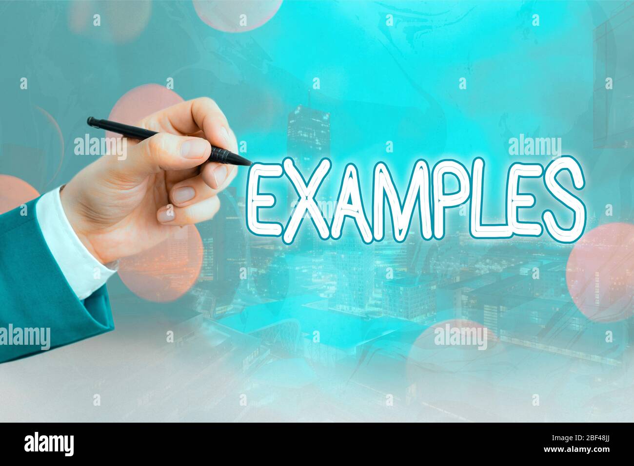 Conceptual hand writing showing Examples. Concept meaning photo Sample ...