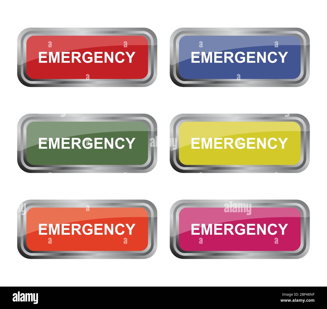emergency icon illustrated in vector on white background Stock Vector ...